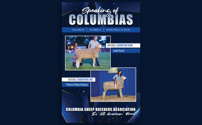 Speaking of Columbias - Results Issue 2023 - Columbia Sheep Breeders ...